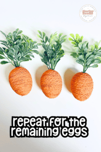 Cute DIY Dollar Tree Easter Egg Carrots - Marley Doodle Digital