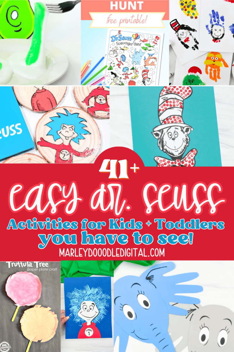 41+ Dr. Seuss Crafts, Activities, and More! - Marley Doodle Digital