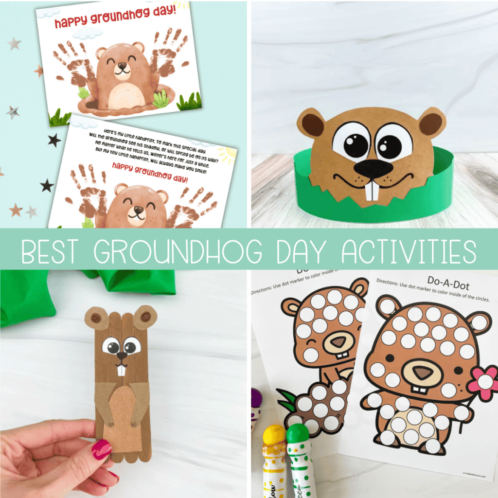 23+ Fun Groundhog Day Activities, Games, and Crafts for Kids! - Marley ...