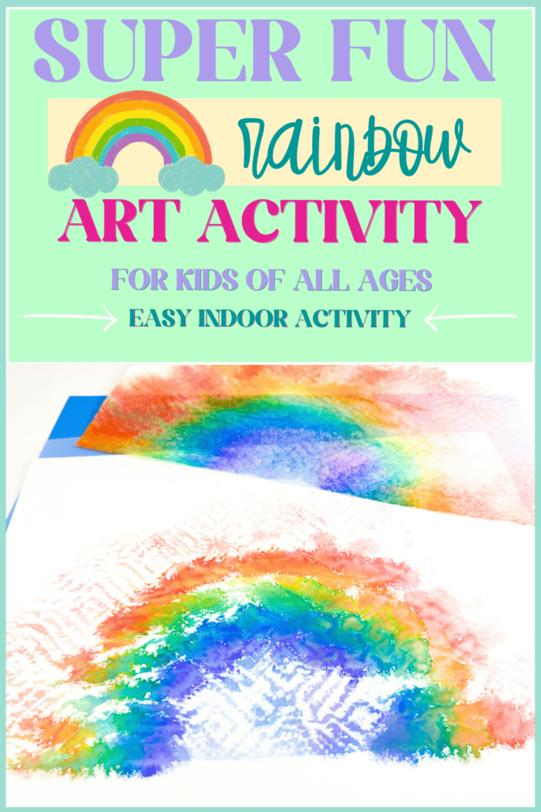 Easy Rainbow Art Activity for Kids - Marley Doodle Digital