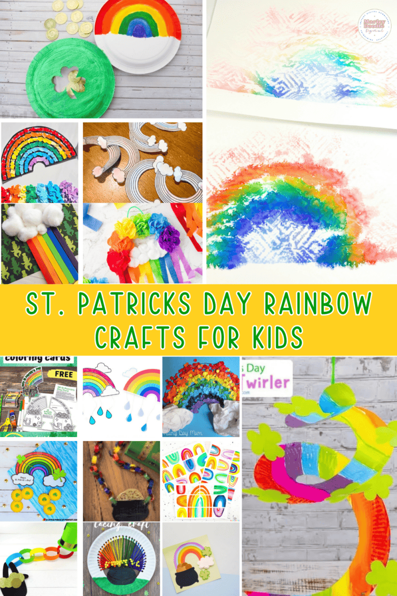 21 Fun and Easy St. Patrick's Day Rainbow Crafts for Kids - Marley ...