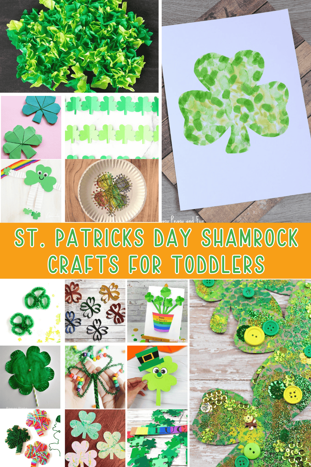 27+ Easy & Fun Shamrock Crafts for Kids and Toddlers - Marley Doodle ...