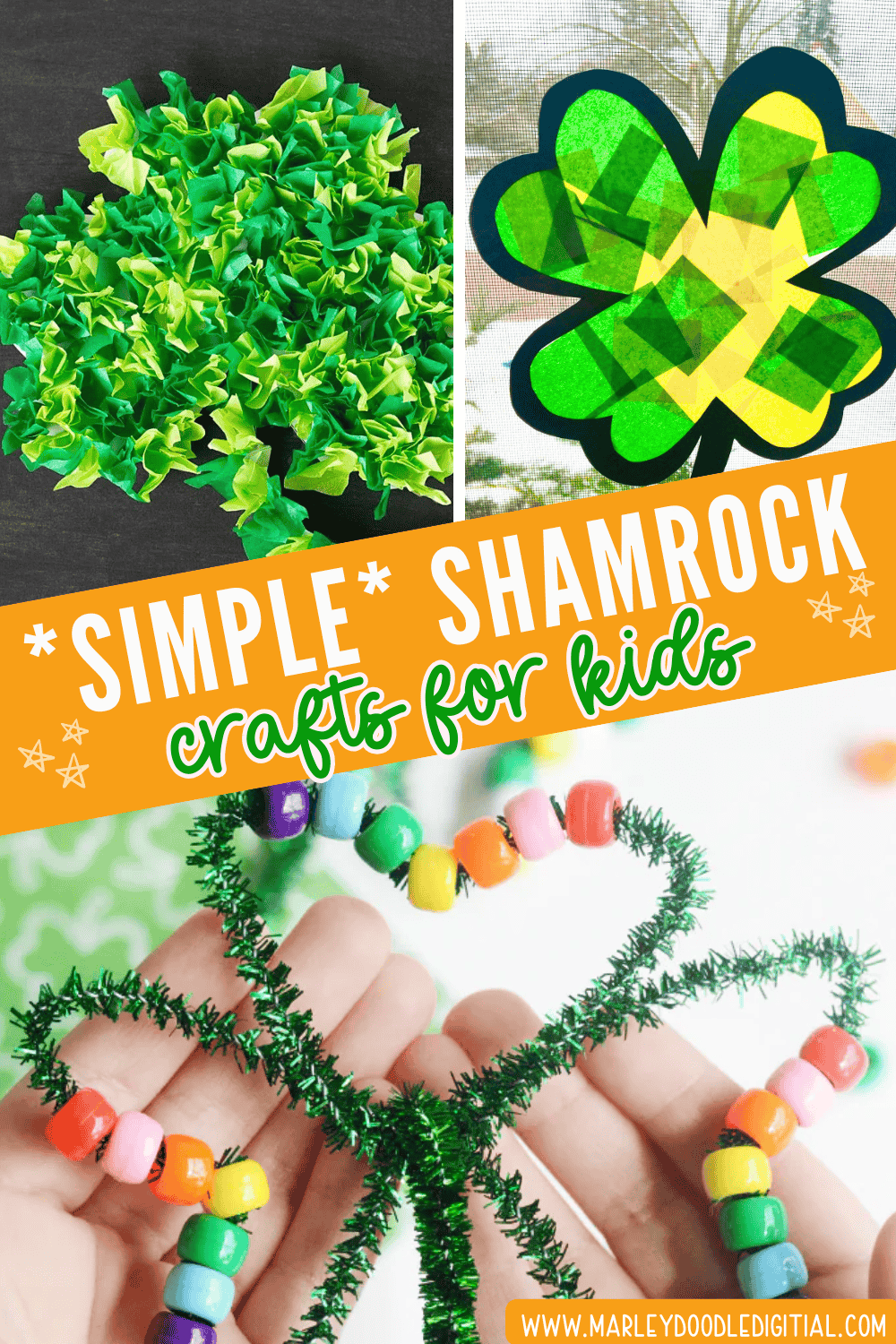 27+ Easy & Fun Shamrock Crafts for Kids and Toddlers - Marley Doodle ...