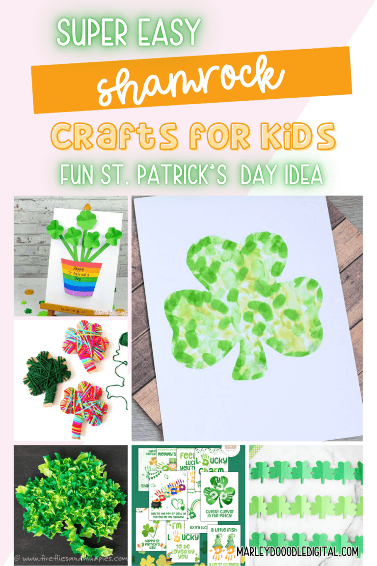 27+ Easy & Fun Shamrock Crafts for Kids and Toddlers - Marley Doodle ...