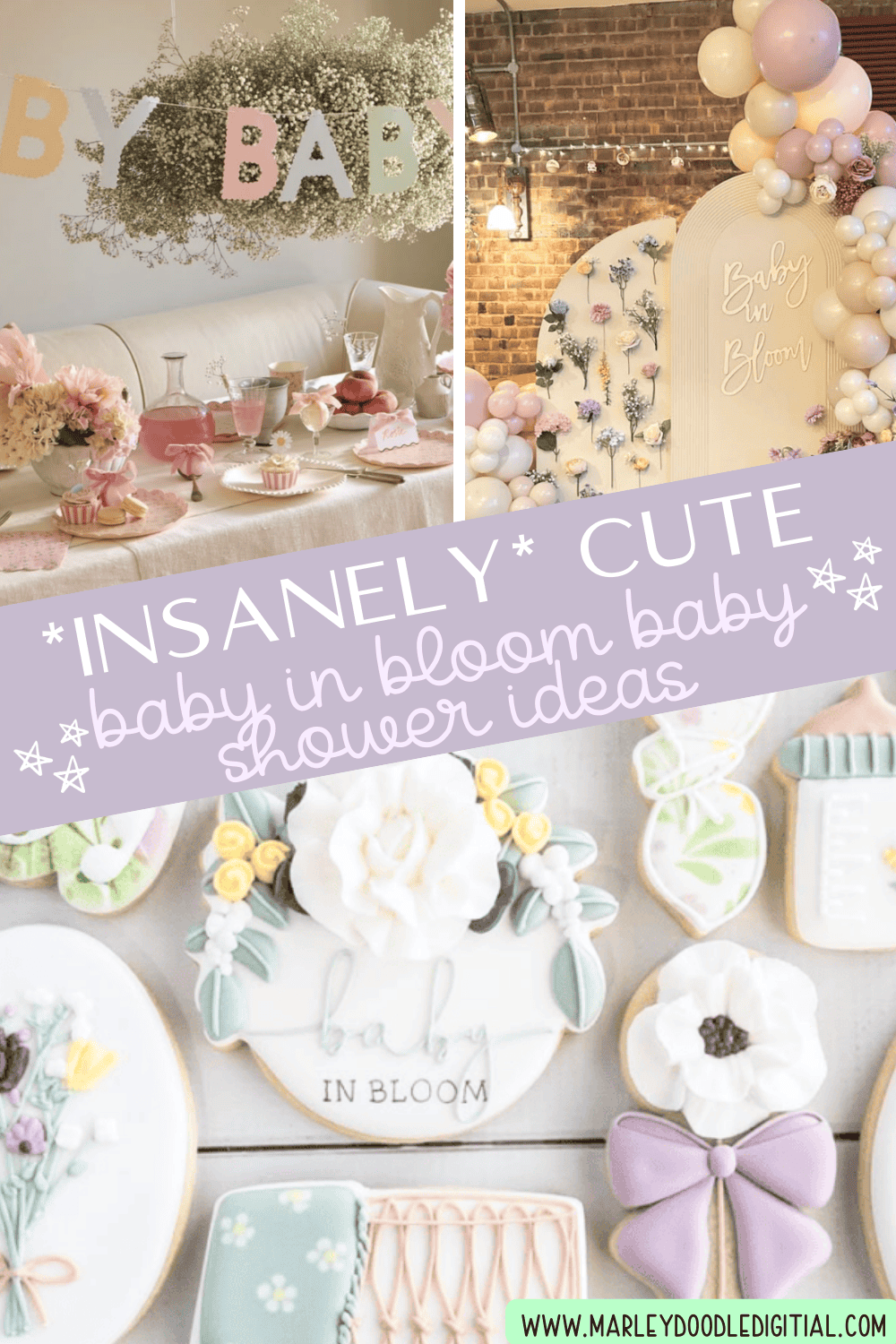 43+ Stunning Baby in Bloom Shower Ideas You Will Love! - Marley Doodle ...
