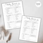 Free Printable What's in Your Purse Game for Baby Showers - Marley ...