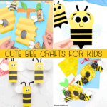 21+ Super Easy Bee Crafts for Kids - Marley Doodle Digital