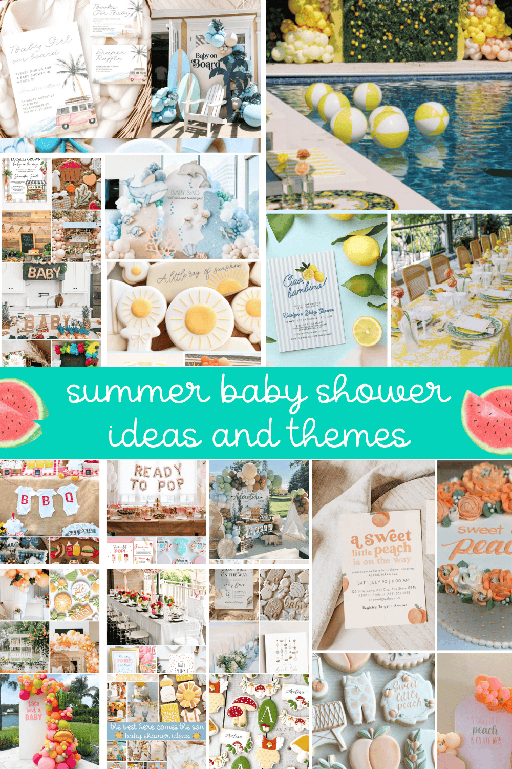 43+ Gorgeous Summer Baby Shower Themes (for Boys and Girls!) - Marley ...