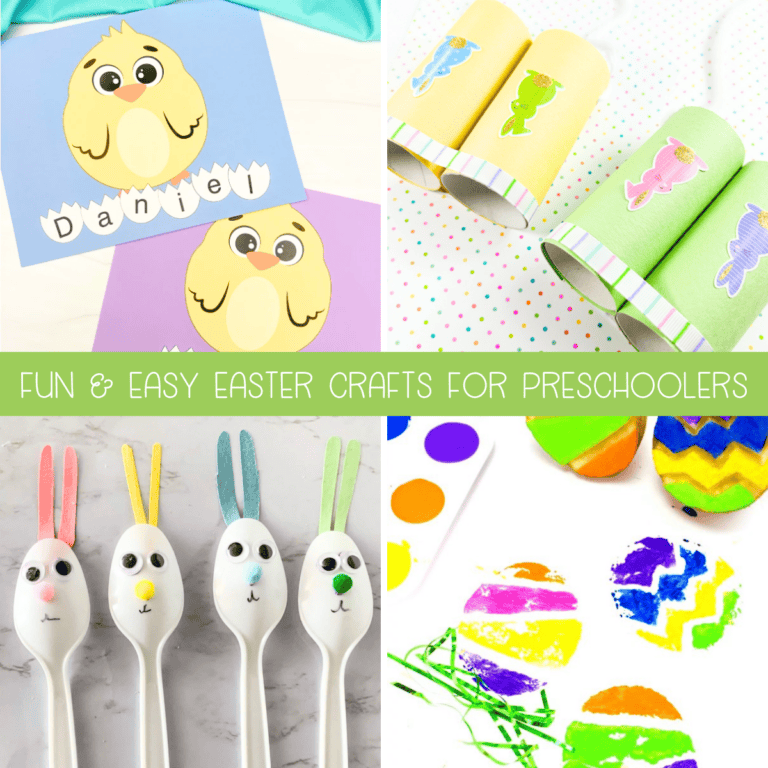 27+ Easy and Fun Easter Crafts for Preschool - Marley Doodle Digital