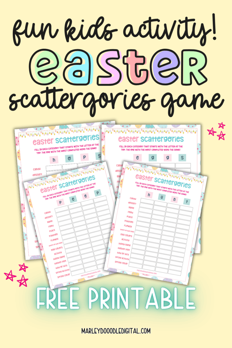 18+ *Totally Free* Easter Games (Perfect for Families) - Marley Doodle ...