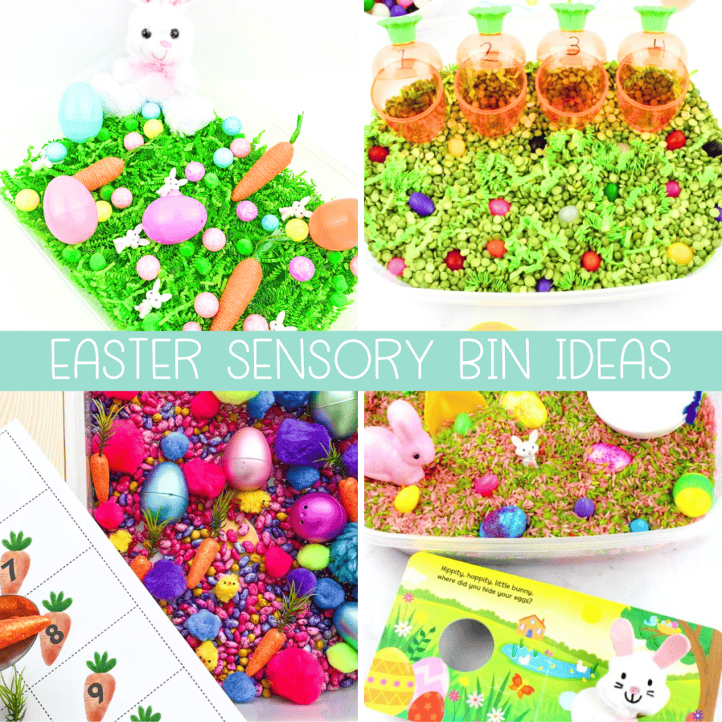 21+ Easy DIY Easter Sensory Bin Ideas - Marley Doodle Digital