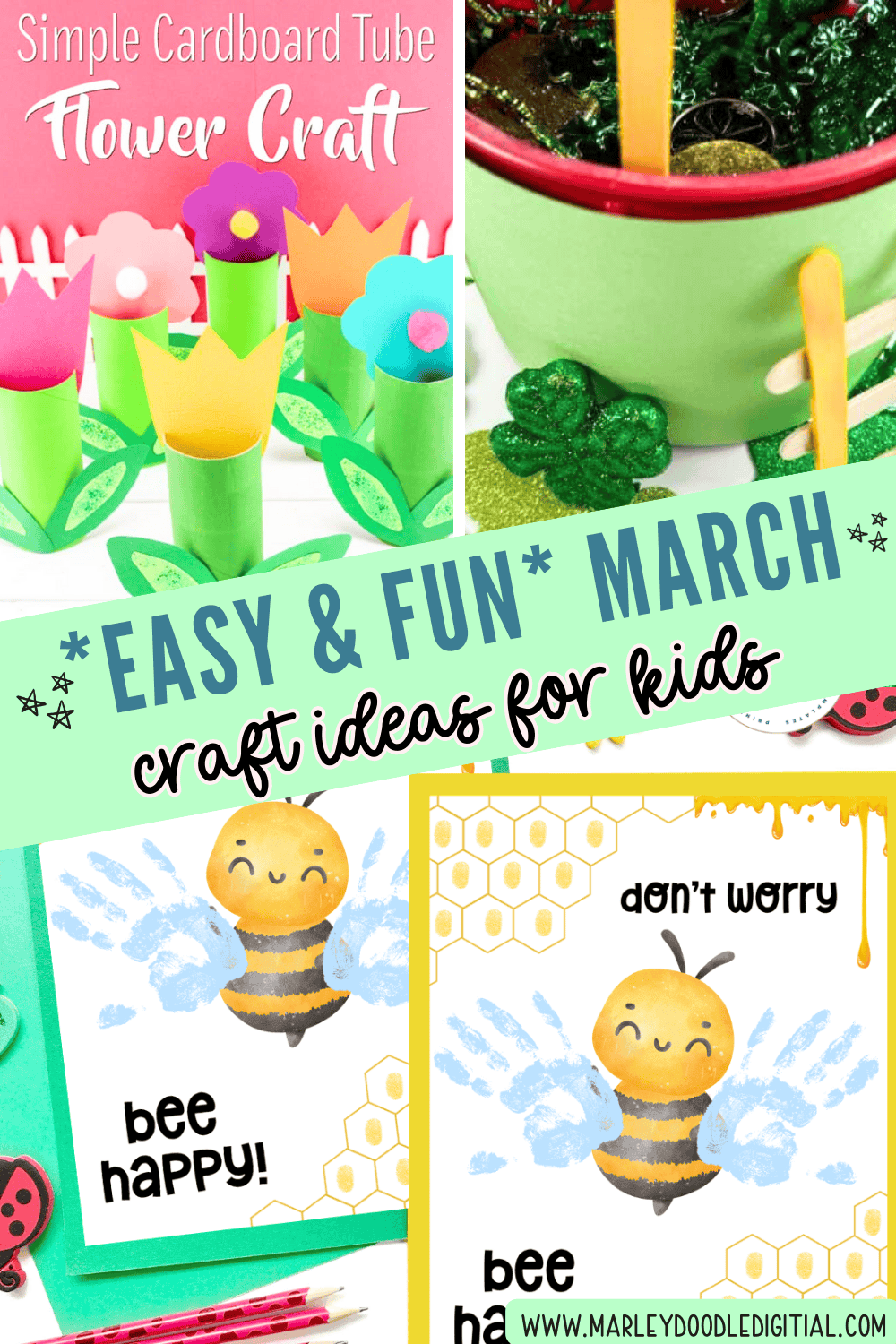 21+ Fun and Easy March Crafts for Kids - Marley Doodle Digital