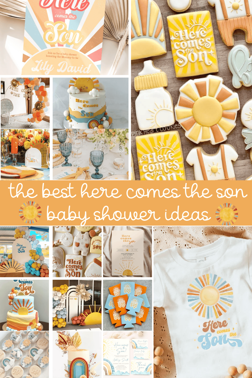 41+ Amazing Here Comes The Son Baby Shower Ideas - Marley Doodle Digital