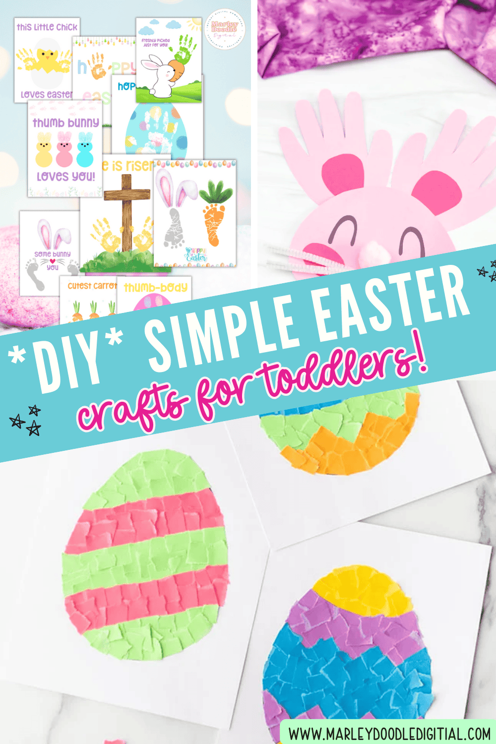 29+ Fun and Easy Easter Crafts for Toddlers - Marley Doodle Digital