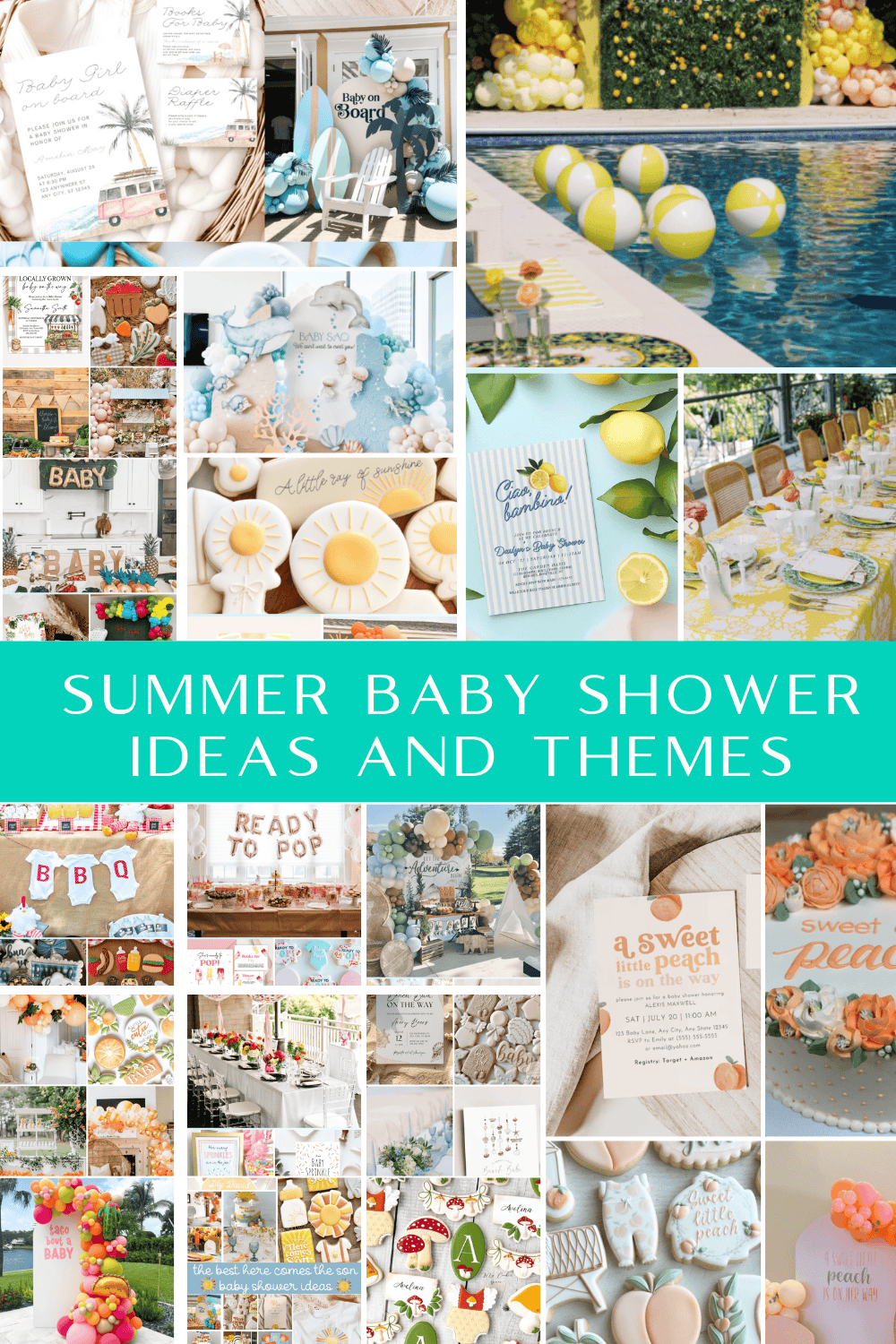 43+ Gorgeous Summer Baby Shower Themes (for Boys and Girls!) - Marley ...