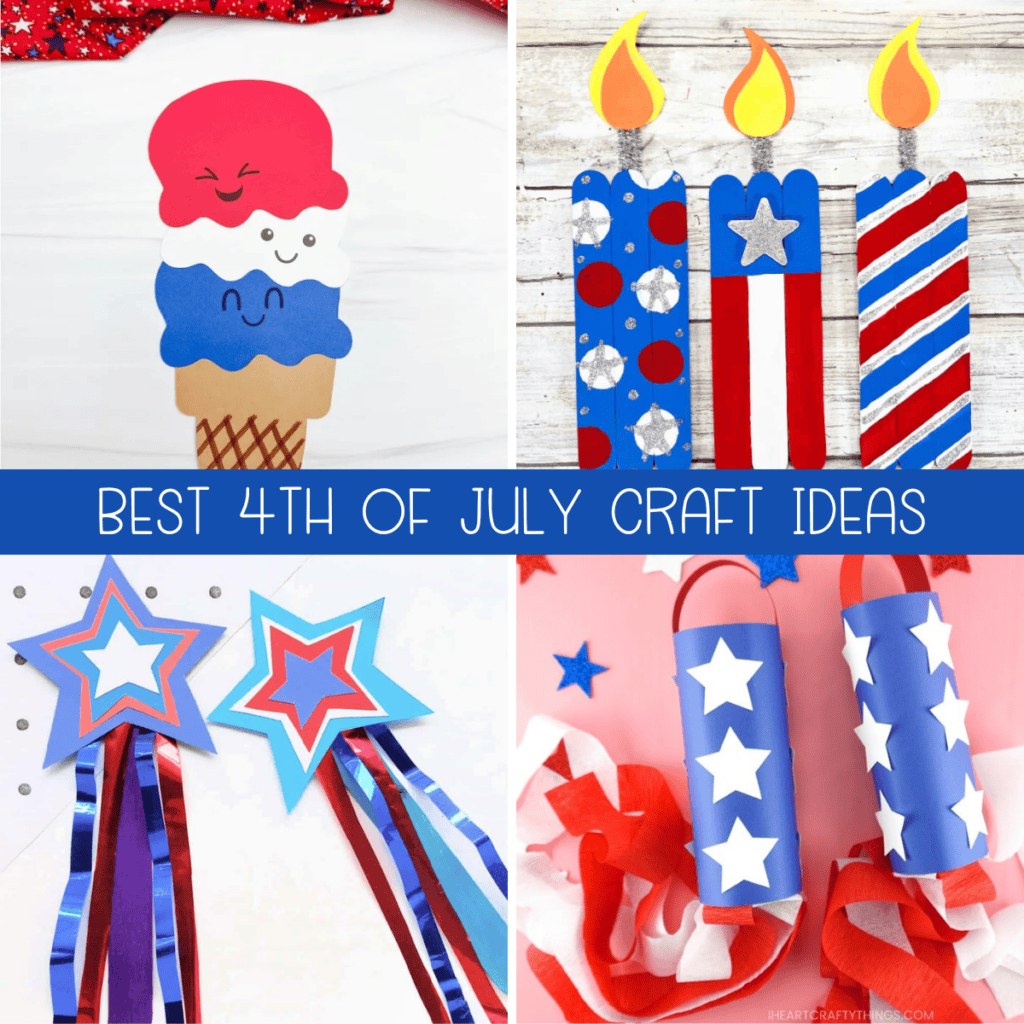 21+ Easy DIY 4th of July Crafts for Kids - Marley Doodle Digital