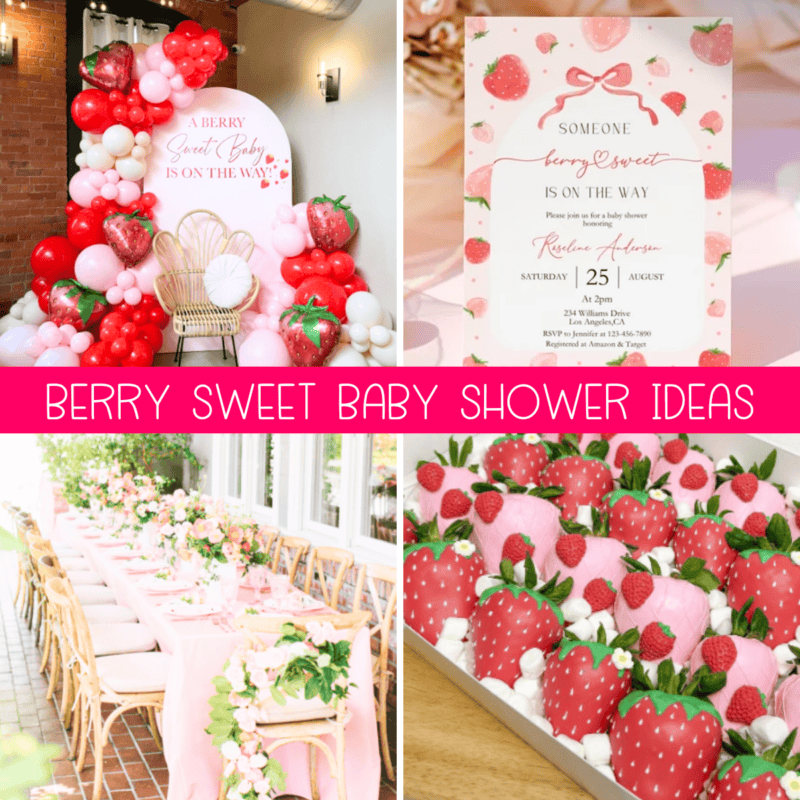 29+ So Berry Sweet Baby Shower Ideas - Marley Doodle Digital