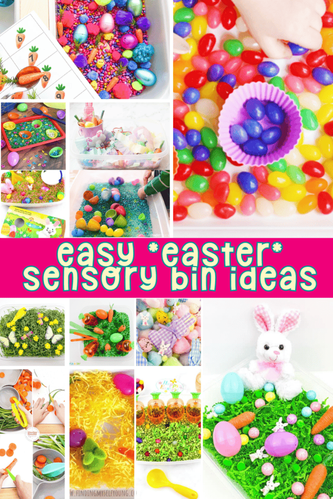 21+ Easy DIY Easter Sensory Bin Ideas - Marley Doodle Digital