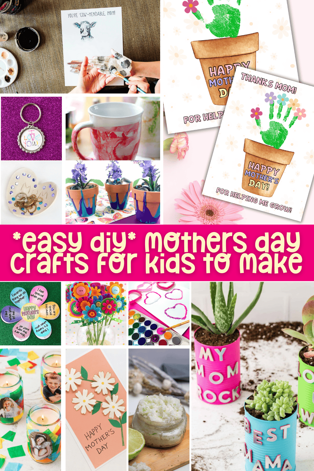 21 Easy and Adorable Mother's Day Crafts for Kids to Make! - Marley ...