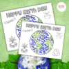 Earth Day Q-Tip Painting Activity - Marley Doodle Digital