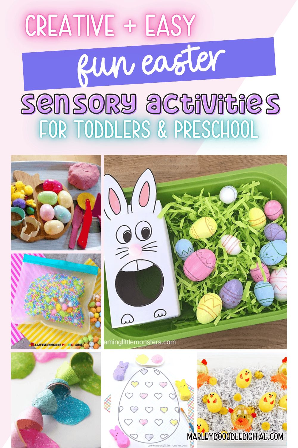 22+ Best Easter Sensory Activities for Toddlers - Marley Doodle Digital
