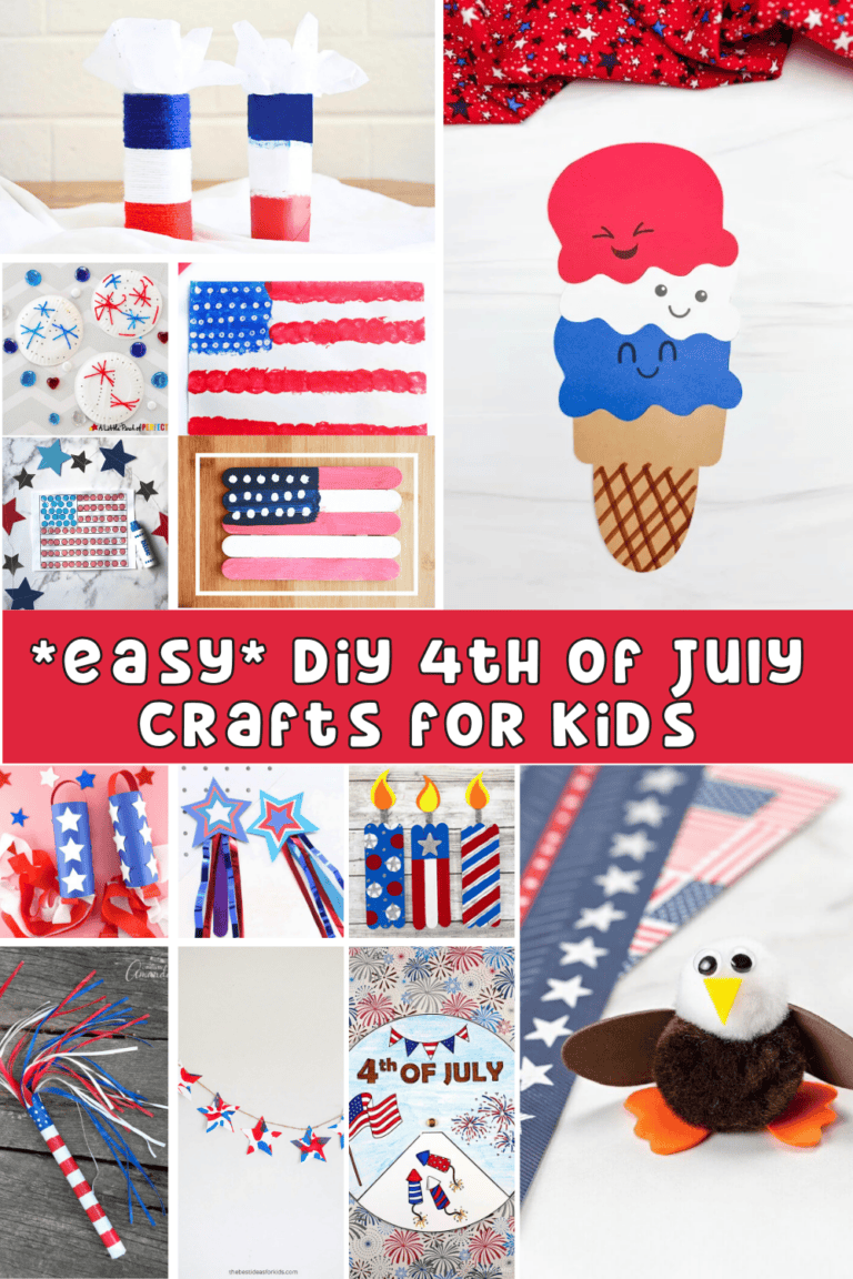 21+ Easy DIY 4th of July Crafts for Kids - Marley Doodle Digital