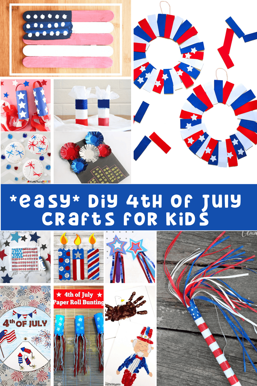 21+ Easy DIY 4th of July Crafts for Kids - Marley Doodle Digital
