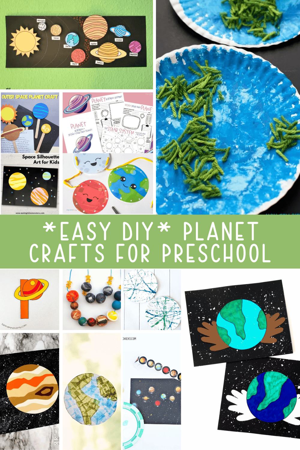 19+ Easy and Fun Planet Crafts for Kids - Marley Doodle Digital