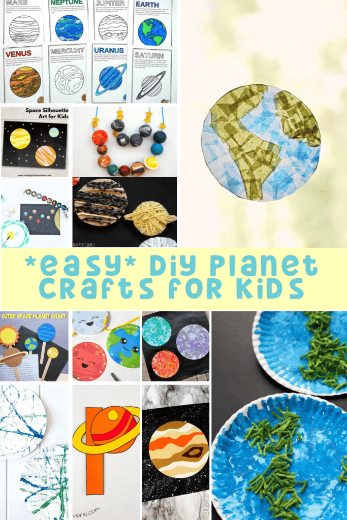 19+ Easy and Fun Planet Crafts for Kids - Marley Doodle Digital