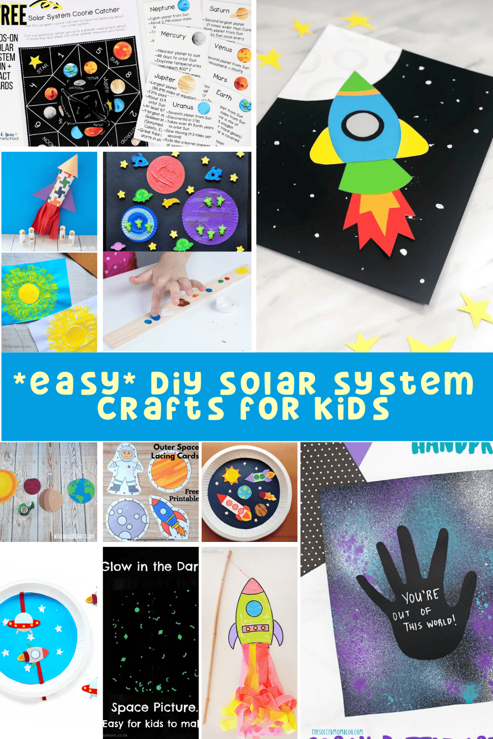 21+ Out of This World Solar System Crafts for Kids - Marley Doodle Digital