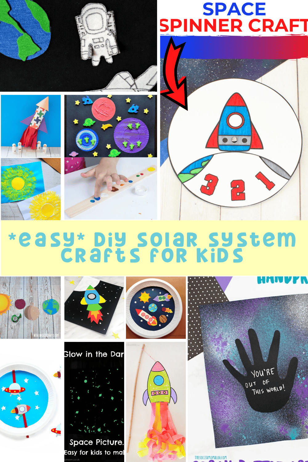 21+ Out of This World Solar System Crafts for Kids - Marley Doodle Digital