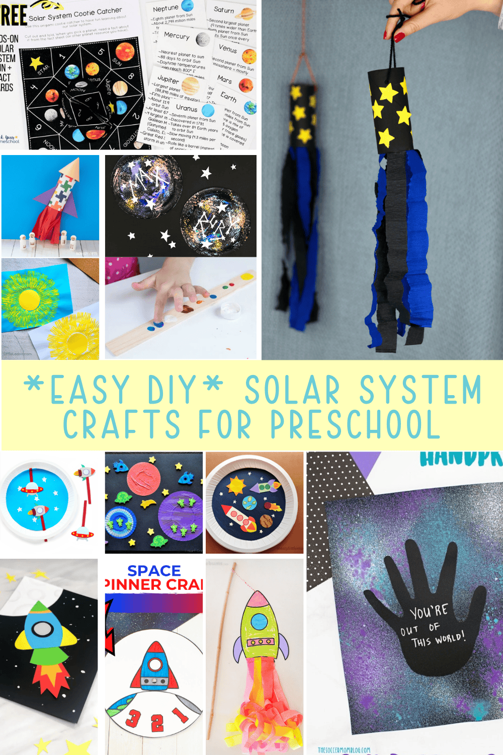 21+ Out of This World Solar System Crafts for Kids - Marley Doodle Digital