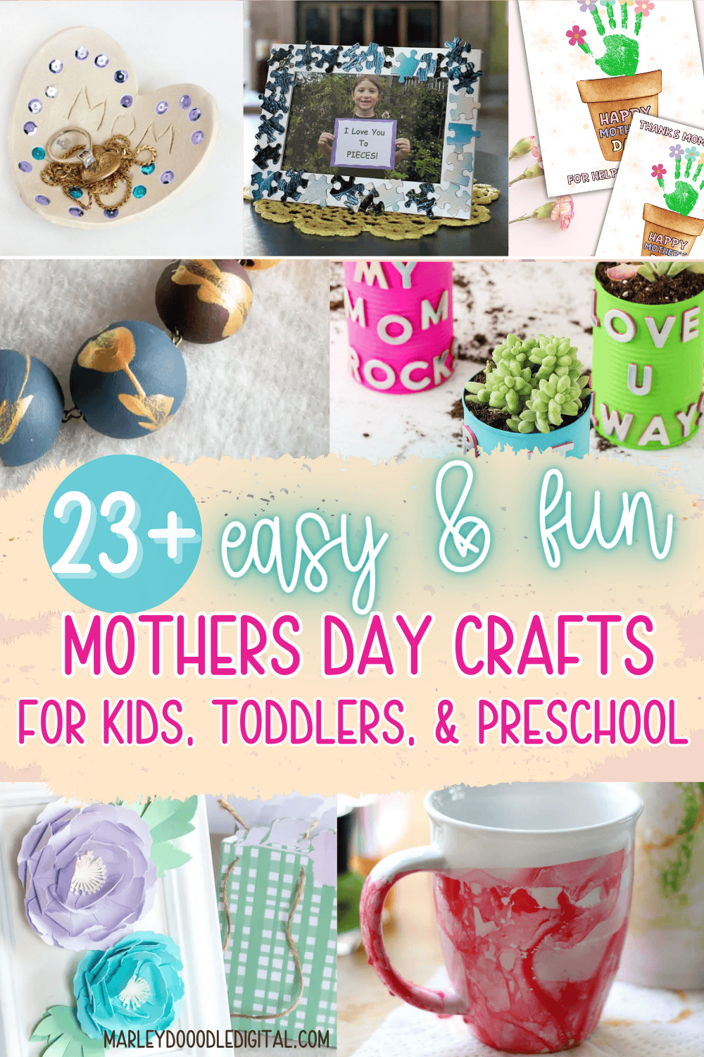 21 Easy and Adorable Mother's Day Crafts for Kids to Make! - Marley ...