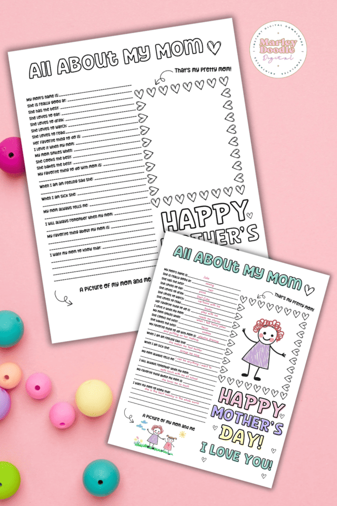 21 Easy and Adorable Mother's Day Crafts for Kids to Make! - Marley ...