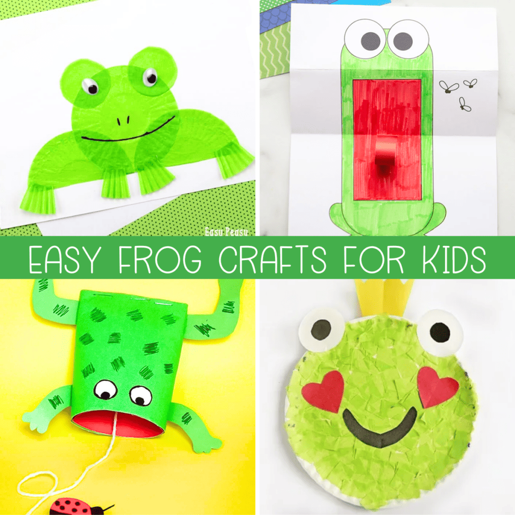 19+ Fun and Easy Frog Crafts for Kids and Preschoolers - Marley Doodle ...