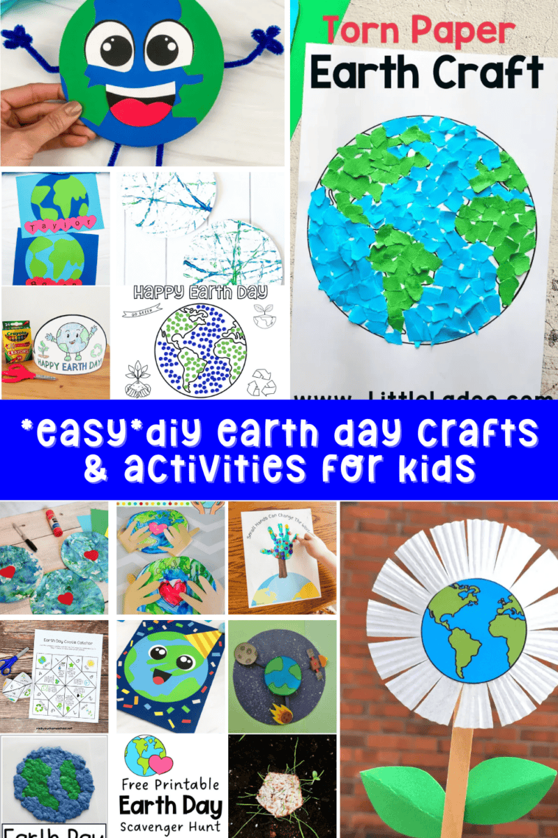 21 Easy DIY Earth Day Crafts and Activities - Marley Doodle Digital
