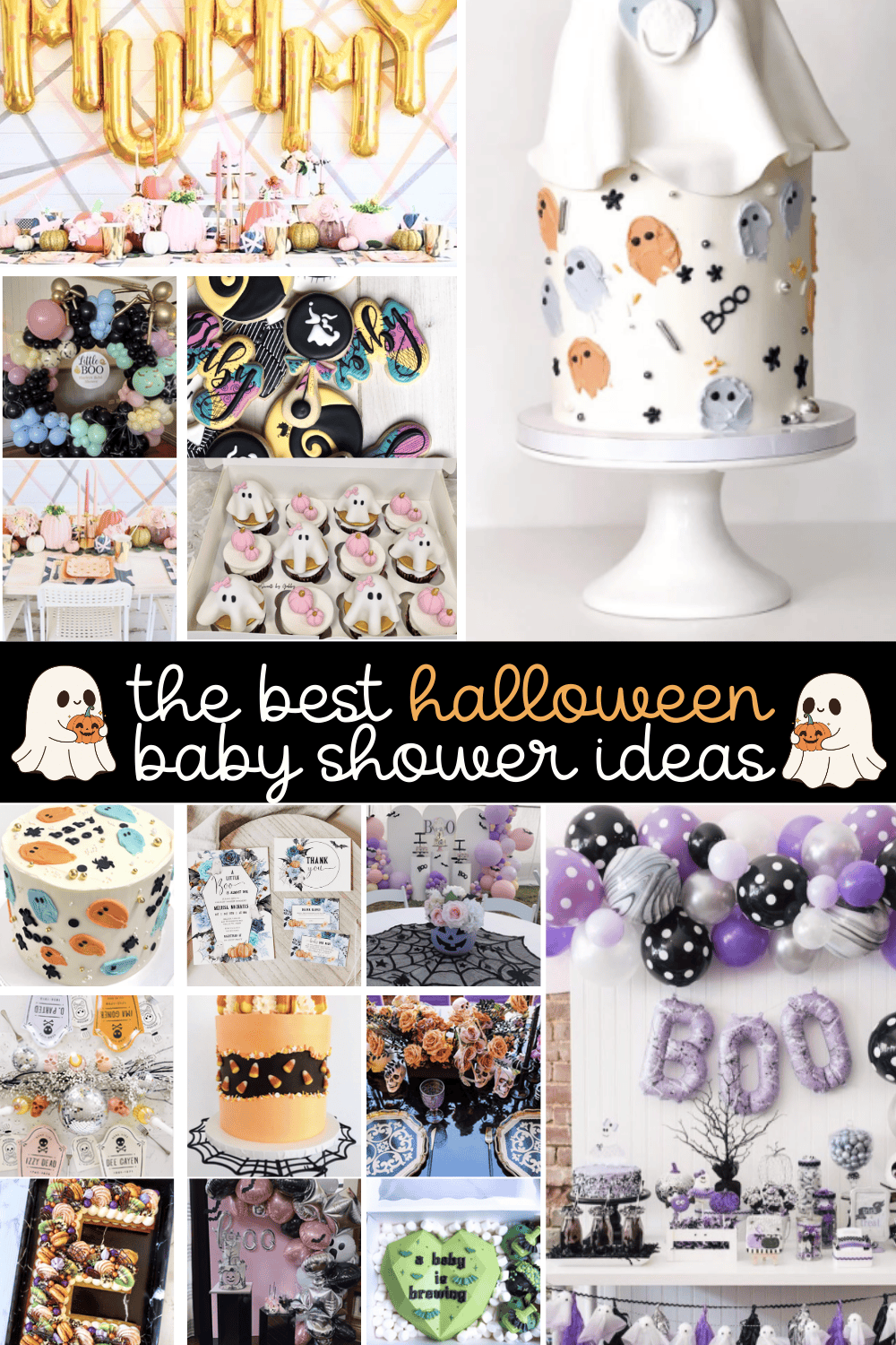 61+ Spooktacular Halloween Baby Shower Ideas - Marley Doodle Digital