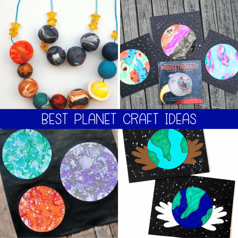 19+ Easy and Fun Planet Crafts for Kids - Marley Doodle Digital