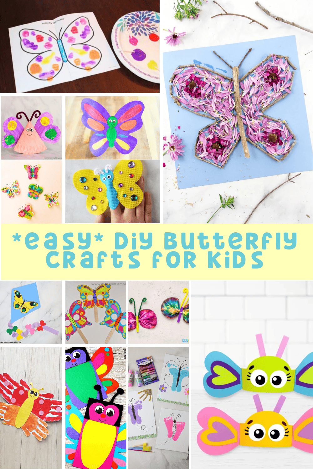 21+ Easy and Fun Butterfly Crafts for Kids - Marley Doodle Digital