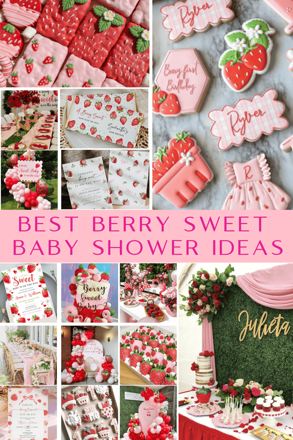 29+ So Berry Sweet Baby Shower Ideas - Marley Doodle Digital