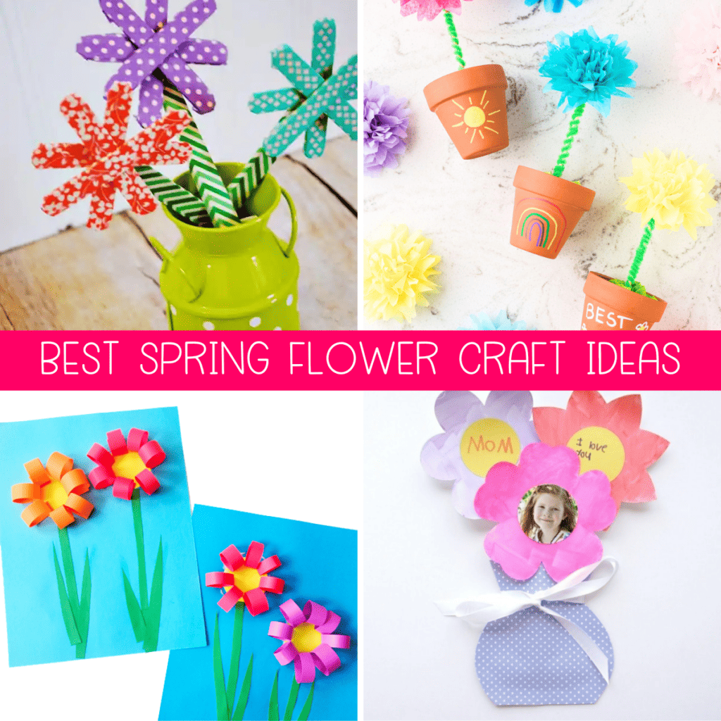 19+ Simple DIY Flower Crafts for Kids - Marley Doodle Digital