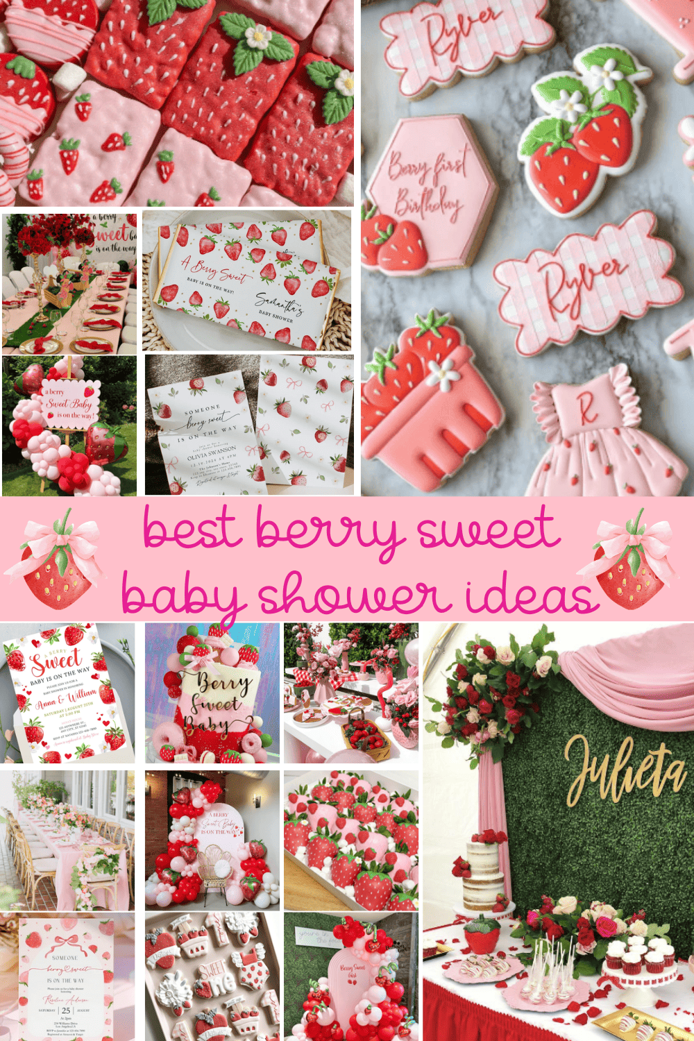 29+ So Berry Sweet Baby Shower Ideas - Marley Doodle Digital