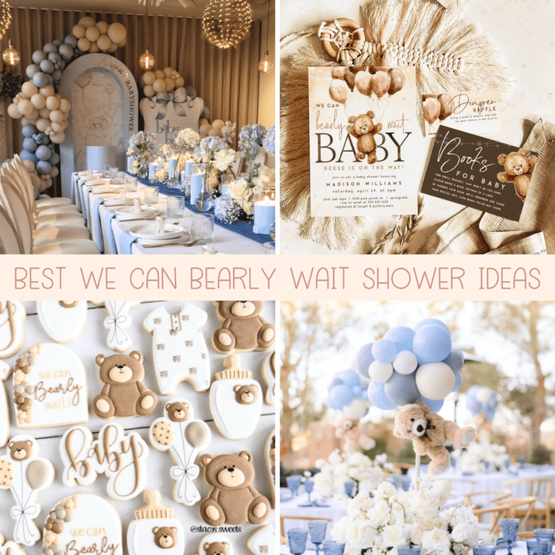 37+ Most Adorable We Can Bearly Wait Baby Shower Ideas - Marley Doodle ...