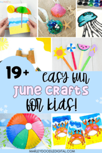 75+ Super Fun June Crafts for Kids - Marley Doodle Digital
