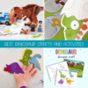 Dinosaur Play Dough Mats & Info Cards for Kids (Free Printables ...