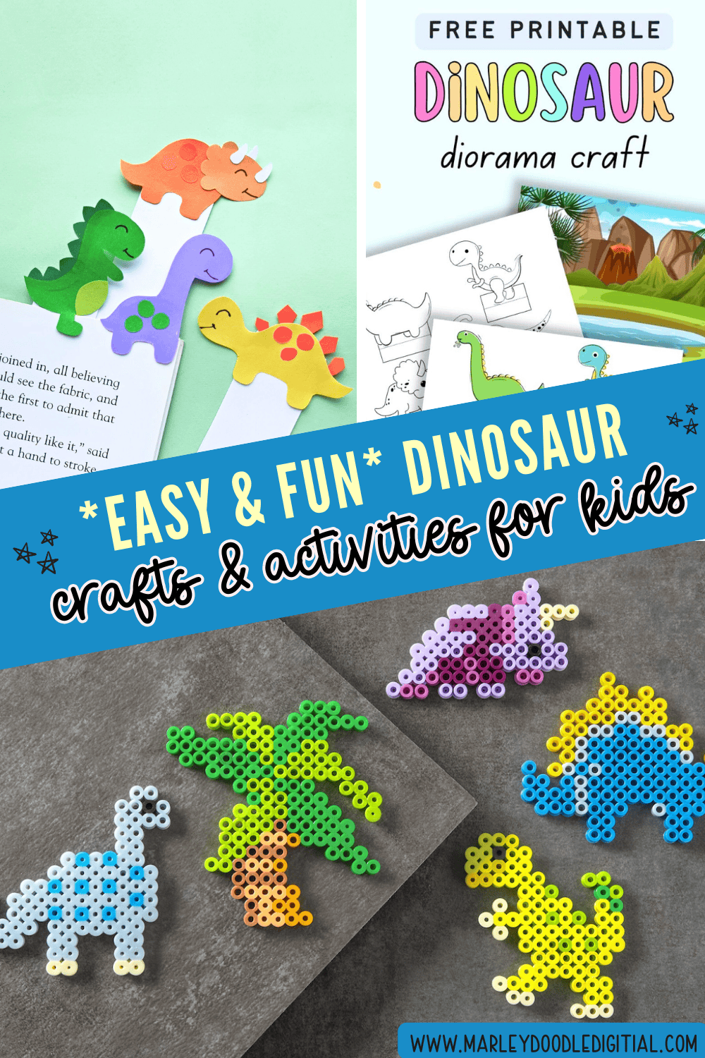 31+ Easy and Fun Dinosaur Crafts and Activities - Marley Doodle Digital