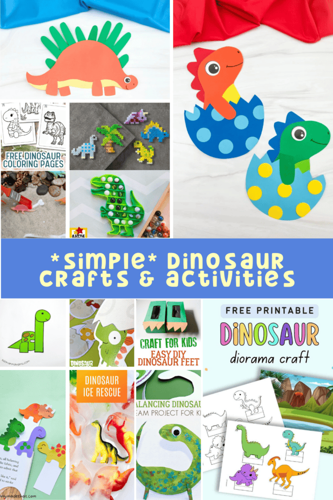 31+ Easy and Fun Dinosaur Crafts and Activities - Marley Doodle Digital