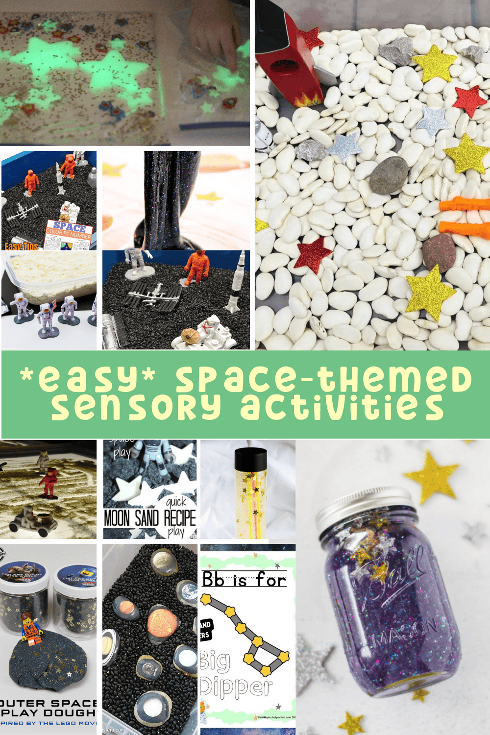 21+ Fun Space-Themed Sensory Activities for Kids - Marley Doodle Digital