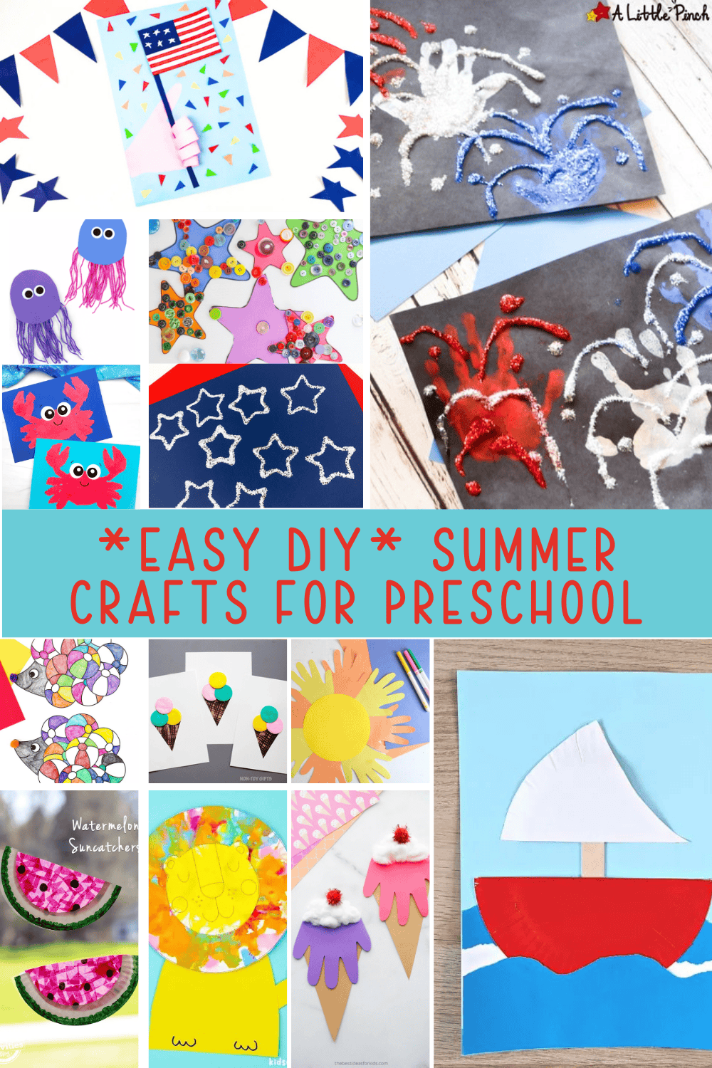 27+ Easy and Fun Summer Crafts for Toddlers & Preschool - Marley Doodle ...