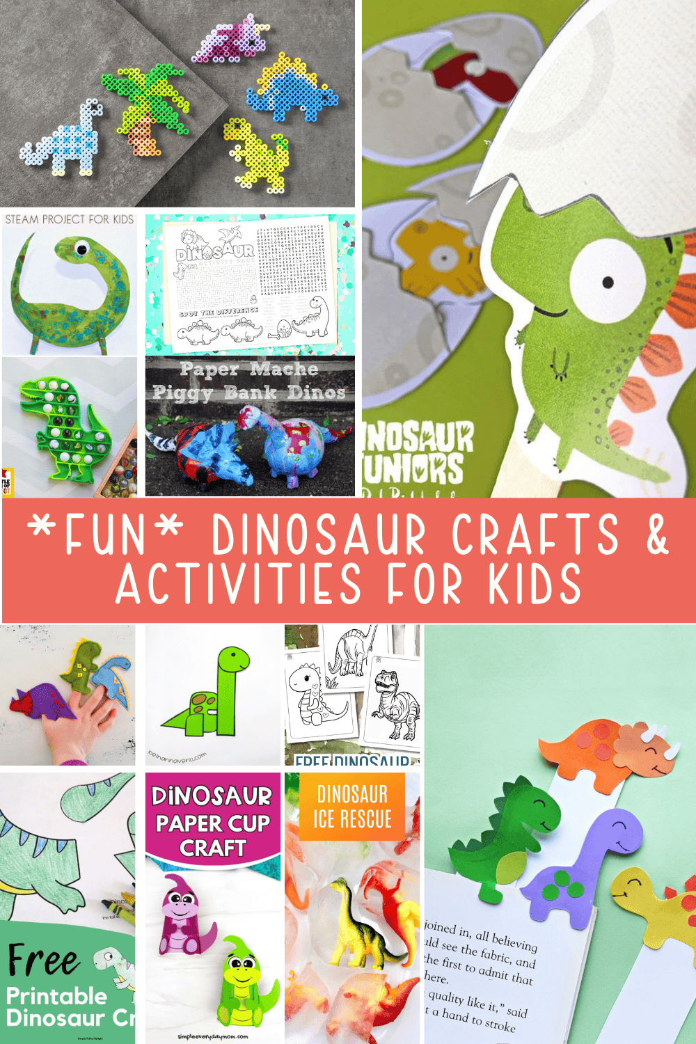 31+ Easy and Fun Dinosaur Crafts and Activities - Marley Doodle Digital